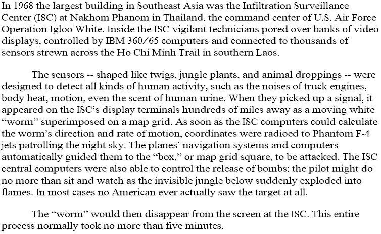 USAF Operation Igloo White | flyingpenguin