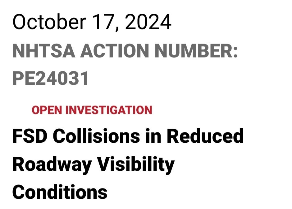 Tesla May Be Cooked: NHTSA Indicates “FSD” is Fraud | flyingpenguin