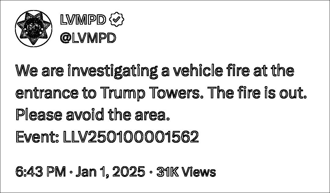 Tesla Cybertruck Explodes in Front of Trump Las Vegas Hotel: Kills One ...