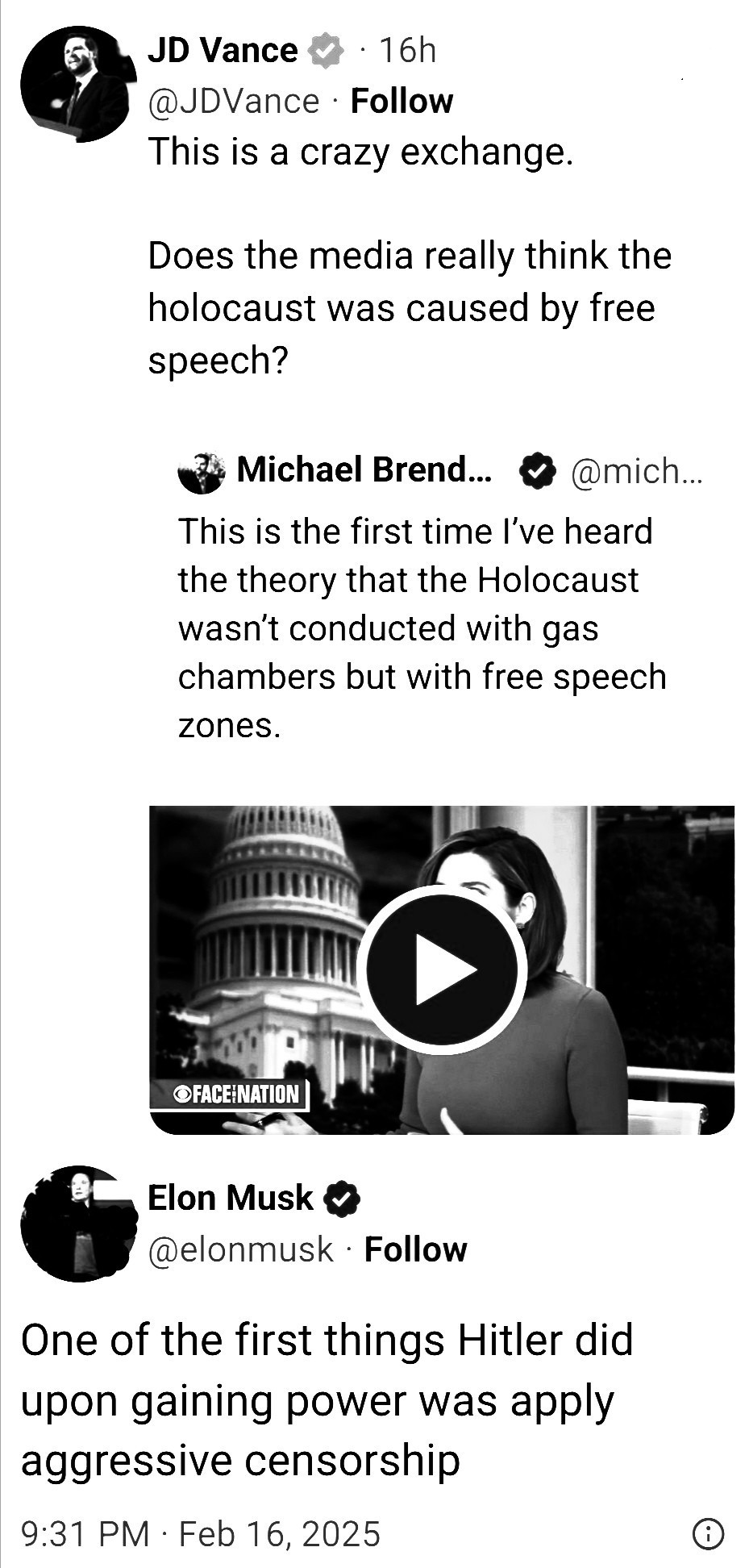 Elite MAGA Leader Vance Parrots Hitler’s Most Lethal Lie About Free ...