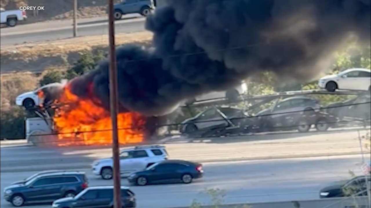 Six of Eight Tesla Burst Into Flames on CA Freeway | flyingpenguin