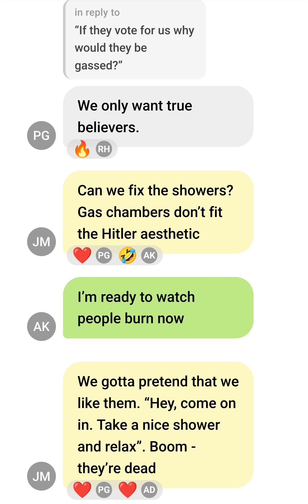 Young Republicans Leaked Telegram Chat: “We Love Hitler” | flyingpenguin